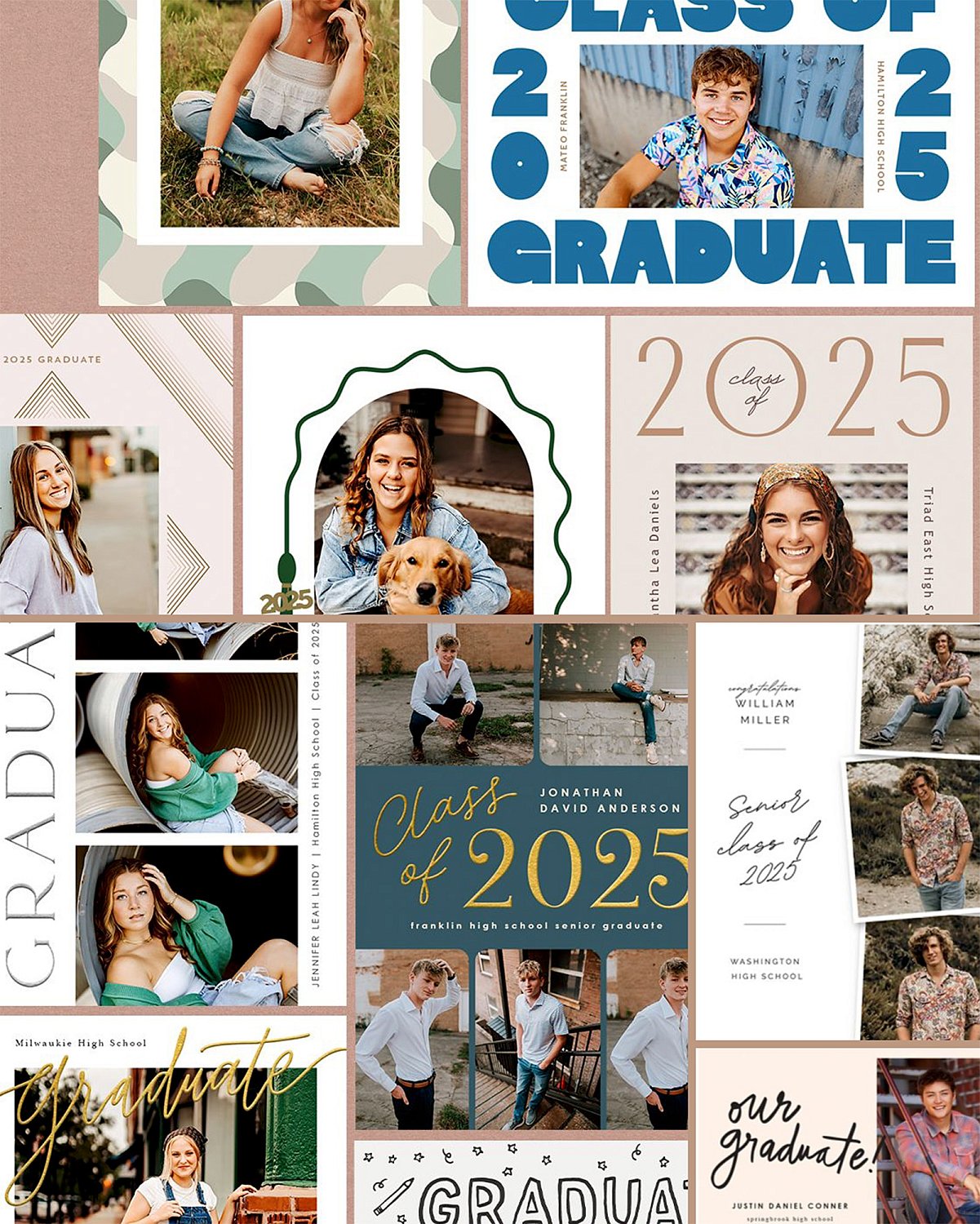 5x7 Graduation Card - Templated Design - Store - Graduation Invitations ...
